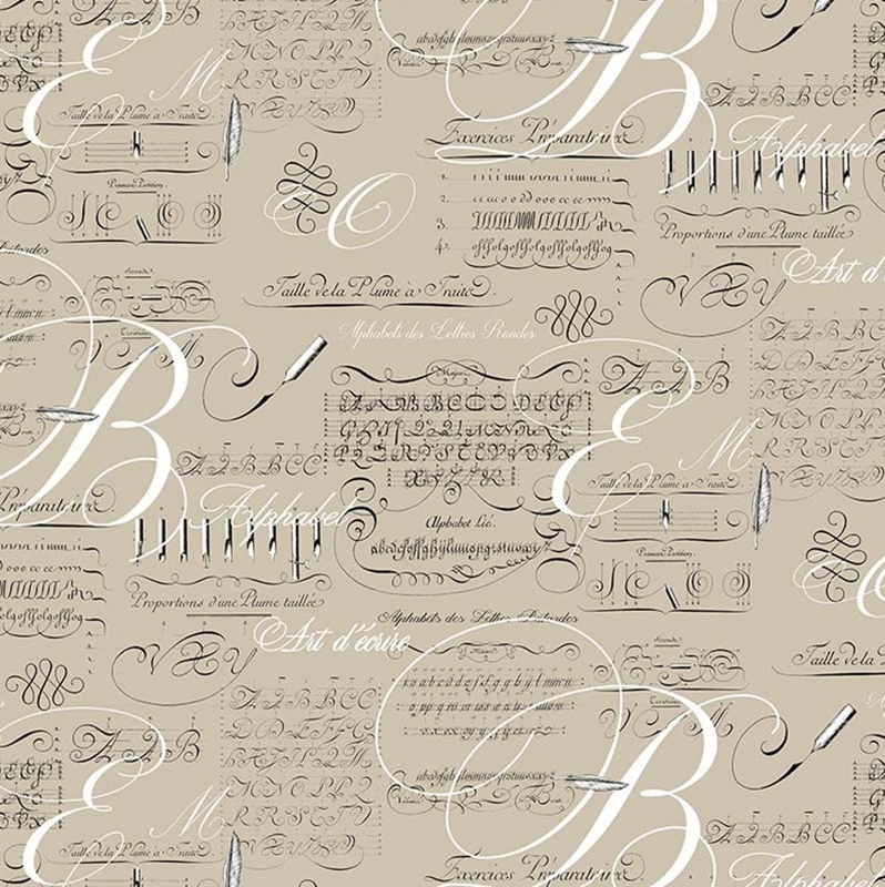 Tissu toile musique et partition | Tissu fil & compagnie